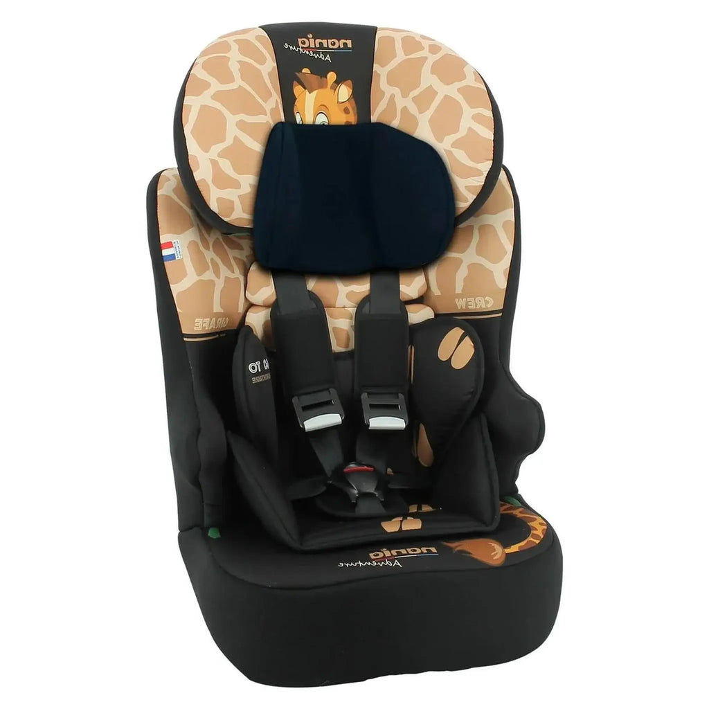 Nania Race I Car Seat I-size High Back Booster - Giraffe – The Tiny ...