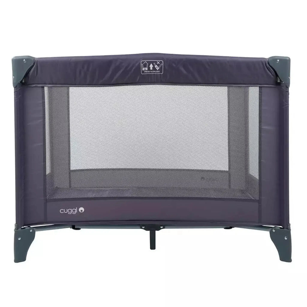 Cuggl Little Snooze Travel Cot - Grey