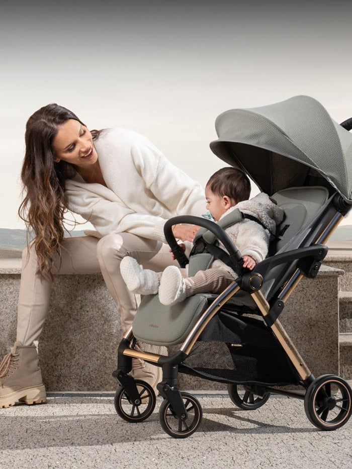Zummi Eden Compact Stroller Clay | Lightweight Baby Pushchair